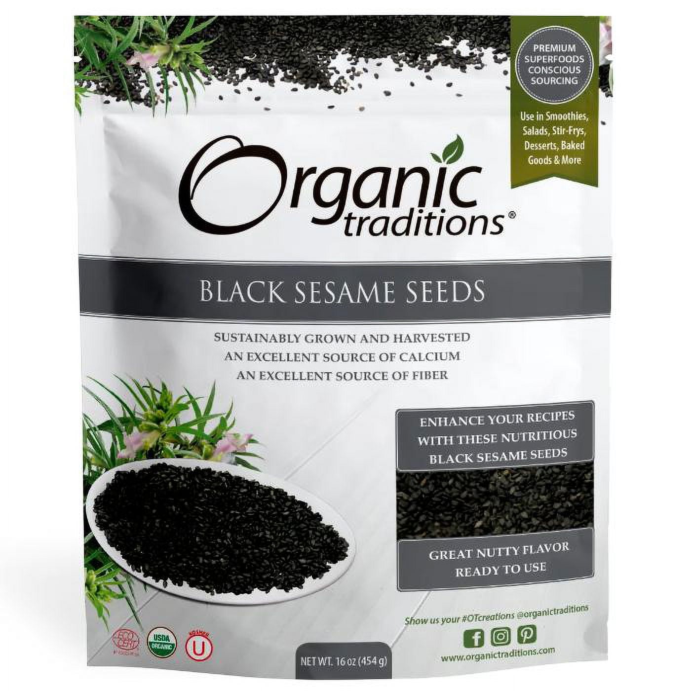 Click here for Organic Traditions - Black Sesame Seeds Multiple S... prices