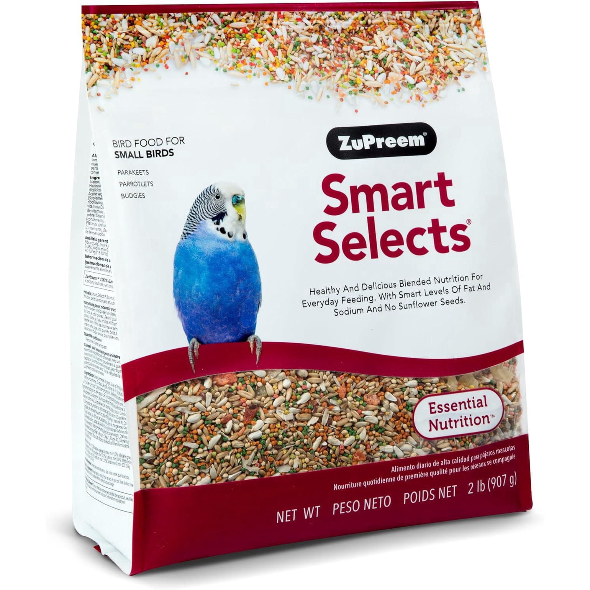 Click here for Zupreem Smart Select Small Bird Food 907g prices