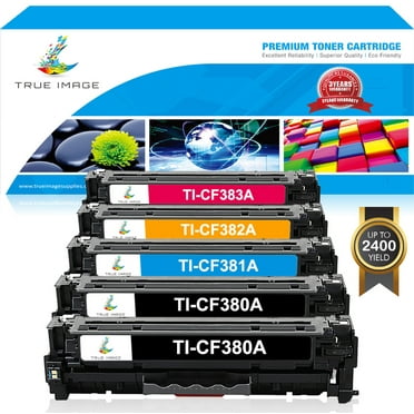 True Image Compatible Toner Cartridge for HP 312A 312X CF380A CF381A ...