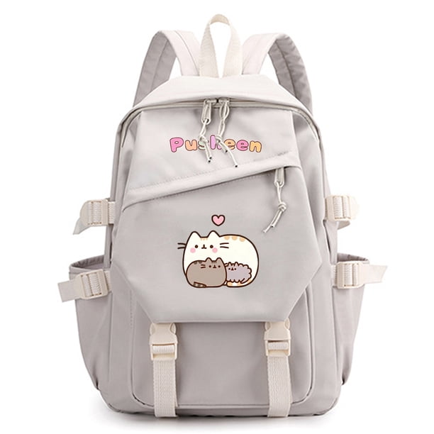 Pusheen Students Backpacks Cartoon Anime Figures Fat Cats Printed ...