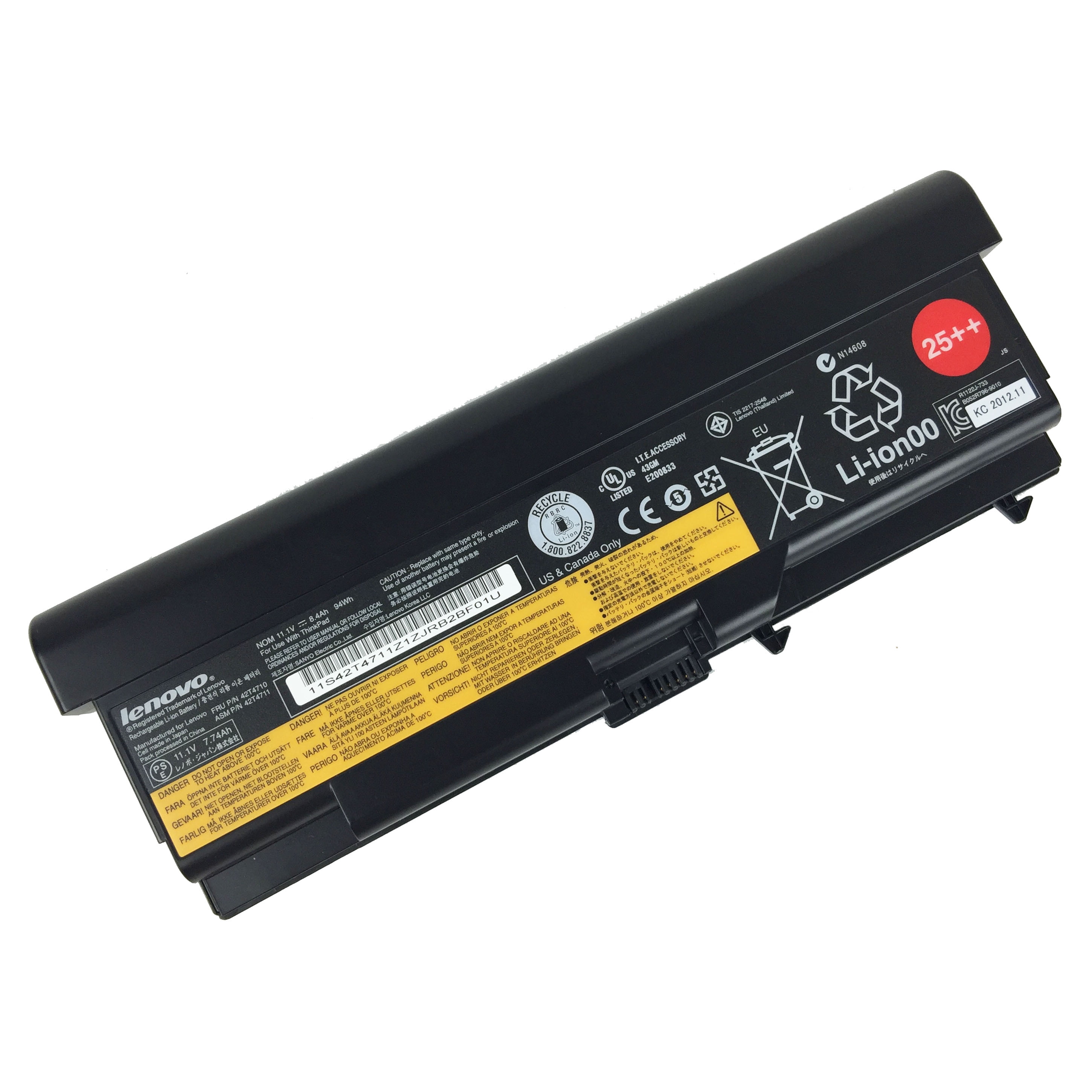 New Lenovo OEM Original Genuine 9 Cell 25++ Battery 0A33246 for ...