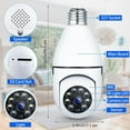 2K Light Bulb Security Camera, 2.4GHz/5GHz WiFi Lightbulb Cameras for ...