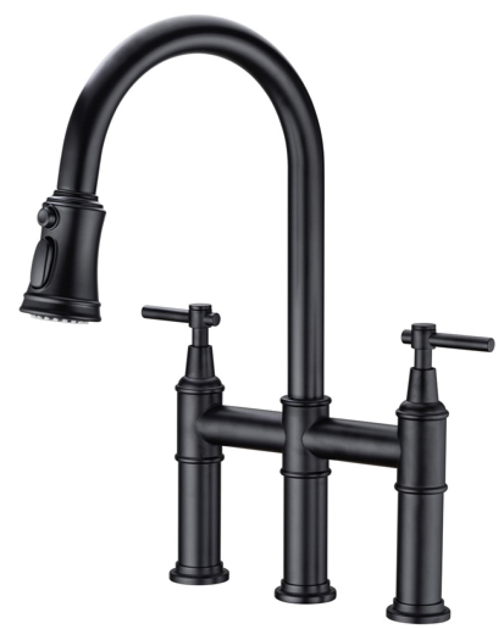 O'force Pull Down Double Handle Kitchen Faucet - Walmart.com