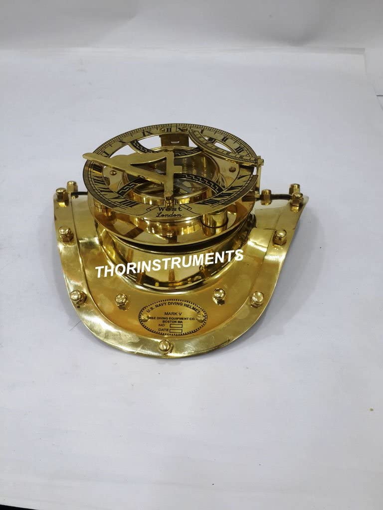 Nautical Maritime Sundial Compass West London Diving Model Compass ...
