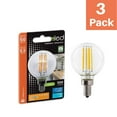 Xtricity G16.5 LED Clear Globe Filament Light Bulb, 5.5W (50W Eqv), E12 ...