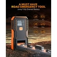 Jump Starter 6000A for All Gas/12L Diesel, Car Battery Jumper Starter ...