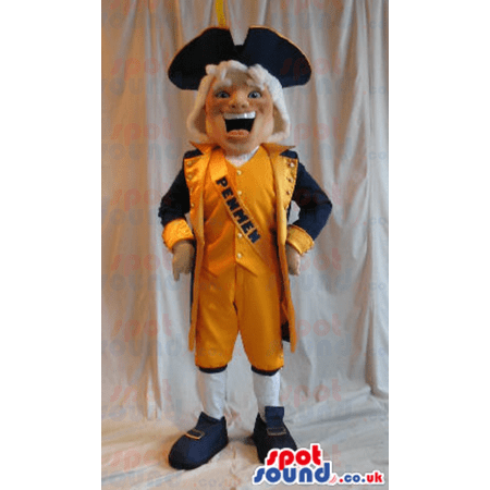 Soldier Human History Character SPOTSOUND Mascot In Old-Times Garments ...