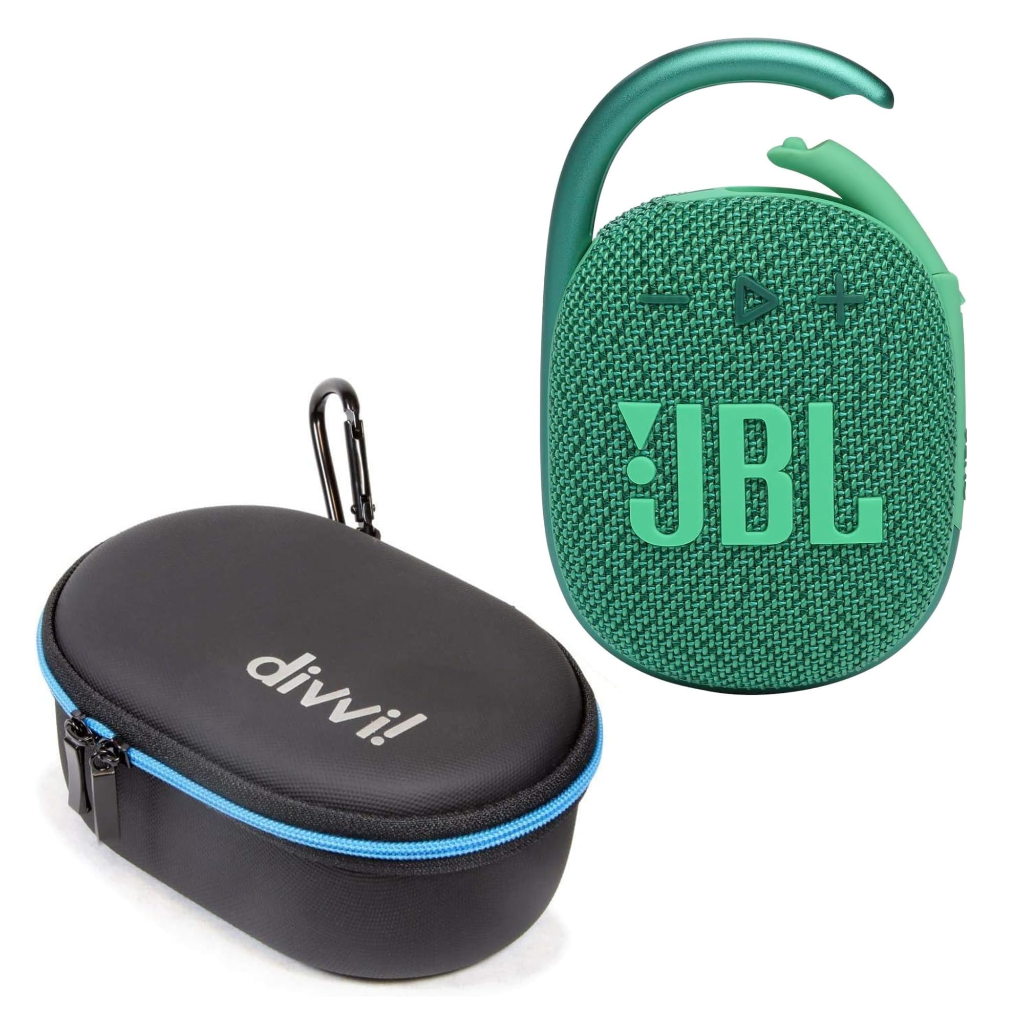 Altavoz Bluetooth JBL Clip 4 Eco con divvi! Funda verde/negra | Bodega ...