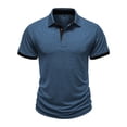 DAFPZW Men's Short Sleeve Golf Shirts Casual Slim Fit Basic Designed ...