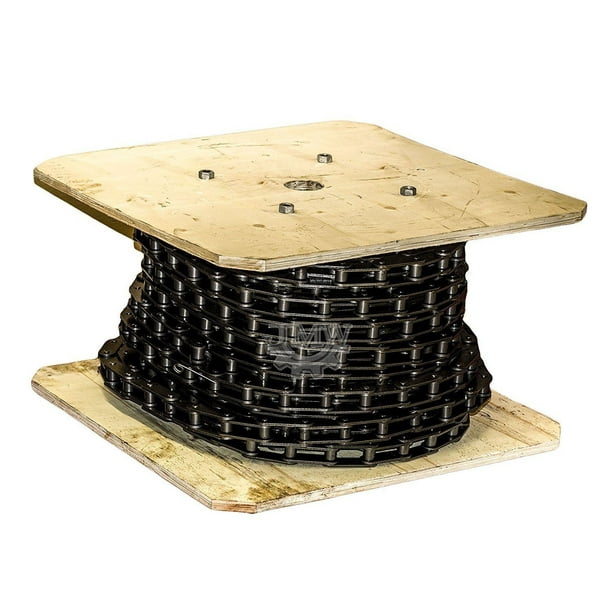 Jeremywell A2050 Conveyor Roller Chain 100 Feet with 10 Connecting ...