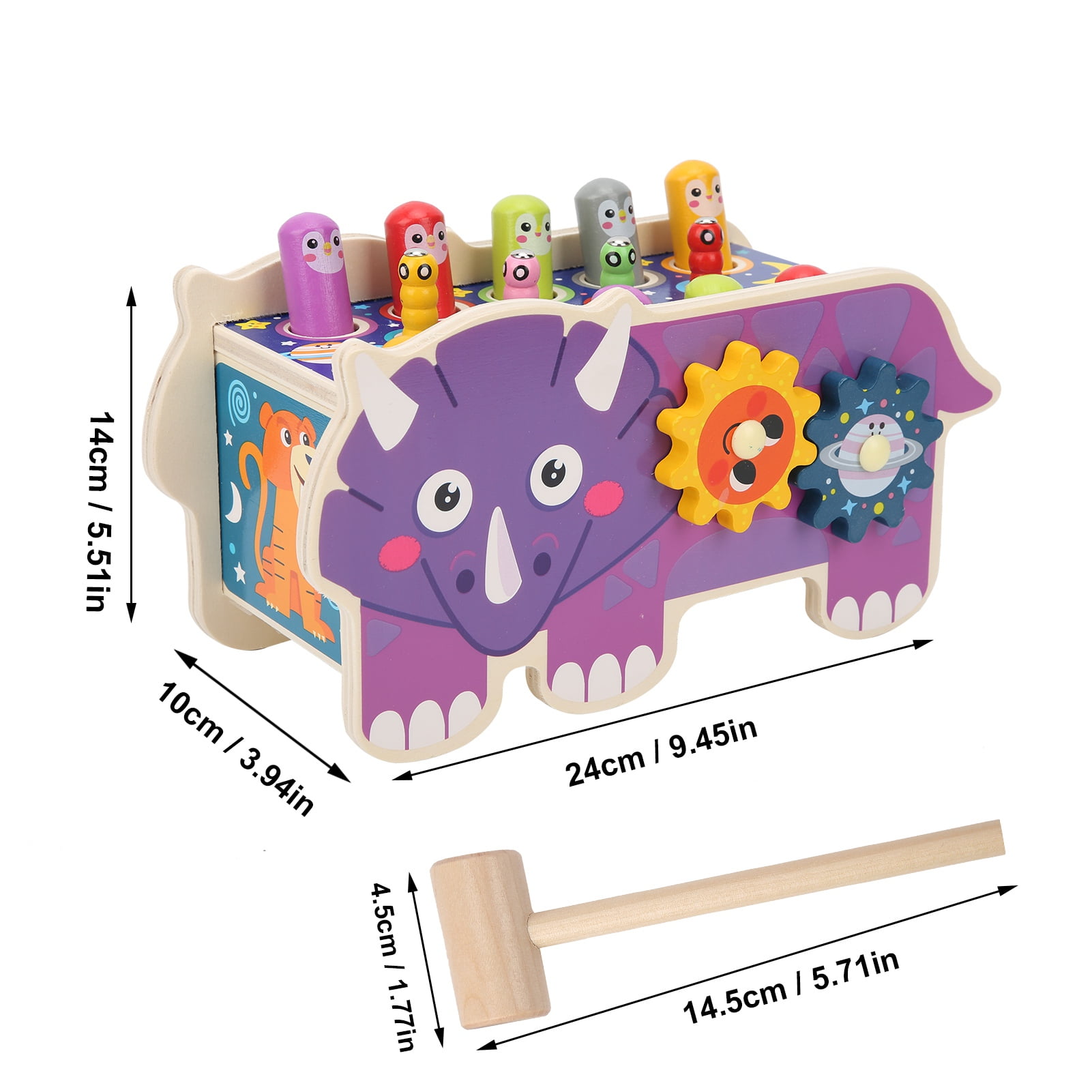 Click here for Fyydes Hammer Toys peg Pounding Bench Toddler Educ... prices