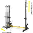 Pirecart Adjustable Squat Rack, Weightlifting & Fitness Workout Barbell ...