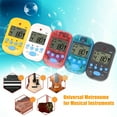 UDIYO Metronome LCD Clip On Digital Plastic Professional Electric ...