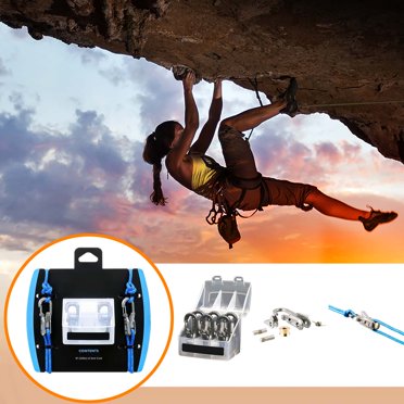 Colaxi Ratchet Pulley Rope Hanger Ratchet with Carabiners Heavy Duty ...
