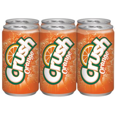 Crush Orange Soda Made with Sugar, 12 fl oz glass bottles, 4 pack - Walmart.com