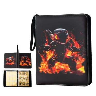 Monster Binder - 4 Pocket Trading Card Album - Holofoil Green (Anti ...