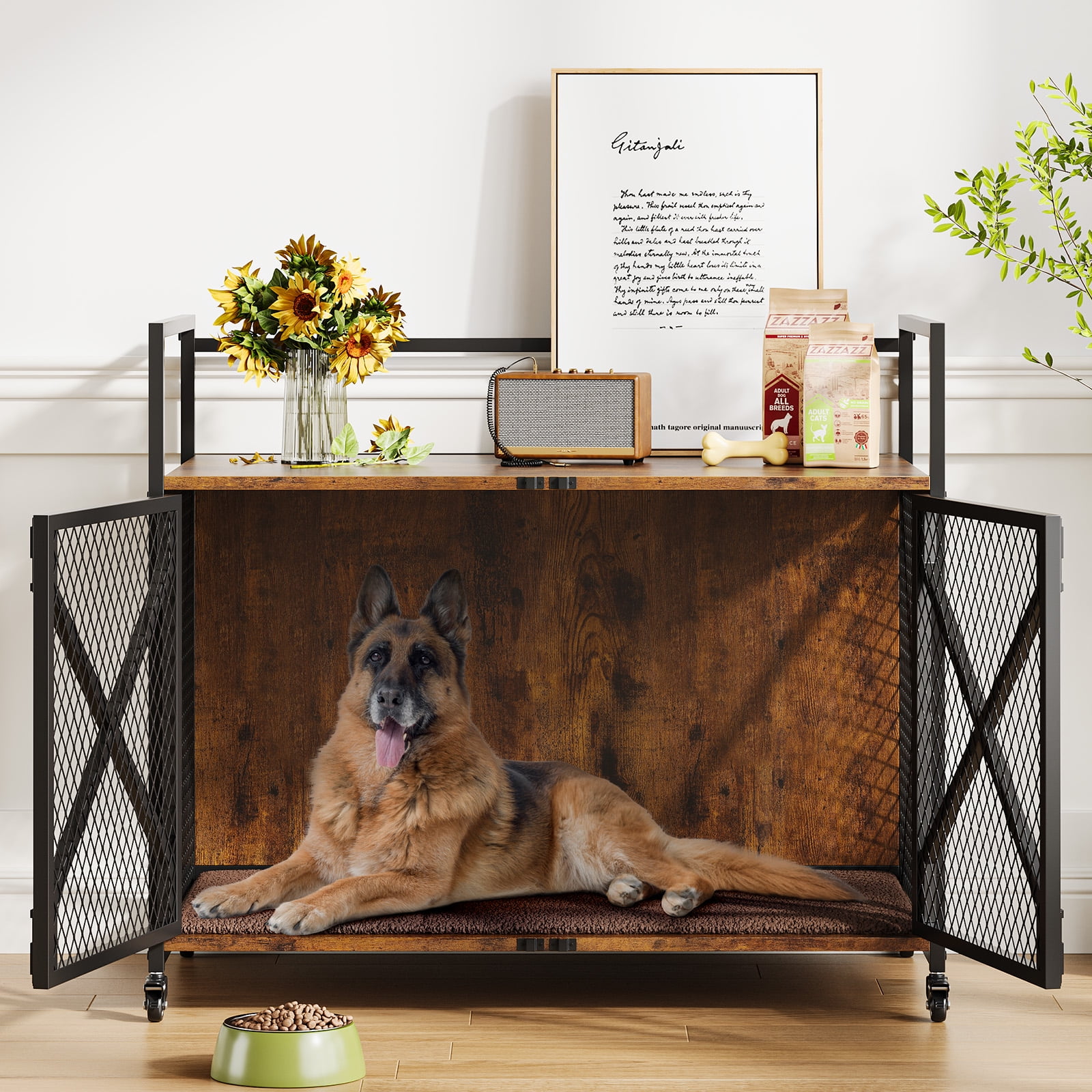 Click here for Eastvita 31 Inch Dog Crate Furniture heavy Duty Do... prices