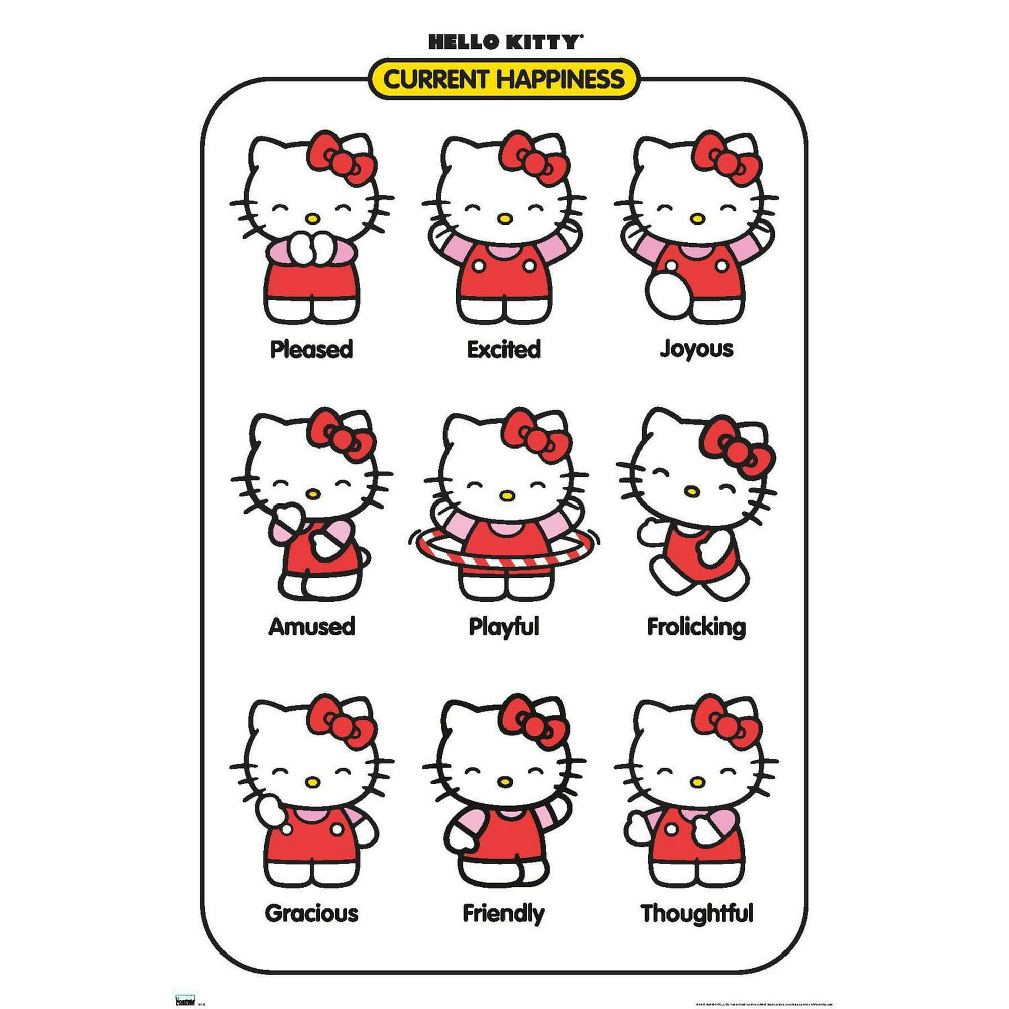 Click here for Trends International Hello Kitty - Current Happine... prices