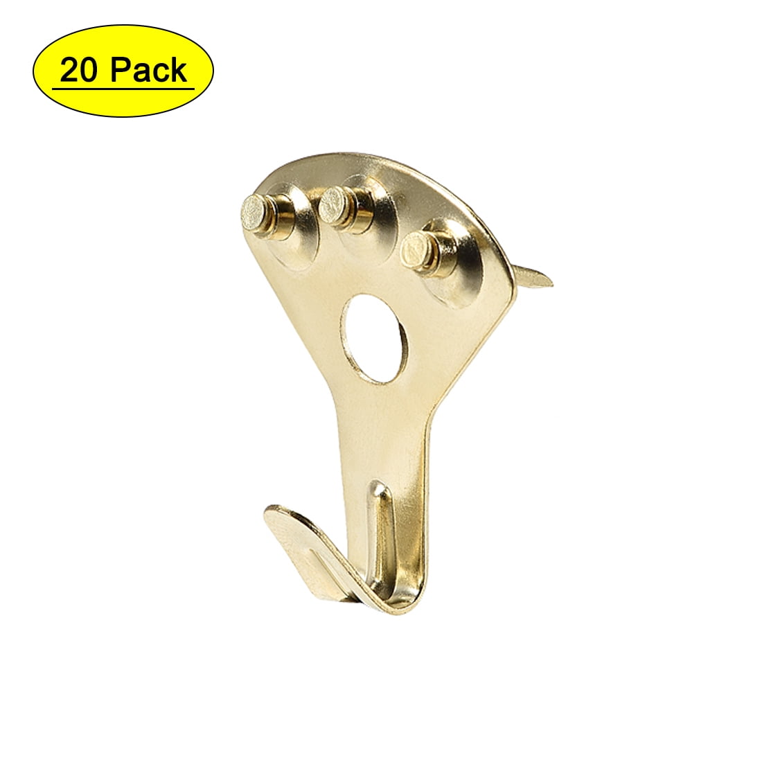 Uxcell Picture Hangers 75lbs Photo Frame Hooks Kit w Nails 20Pack ...