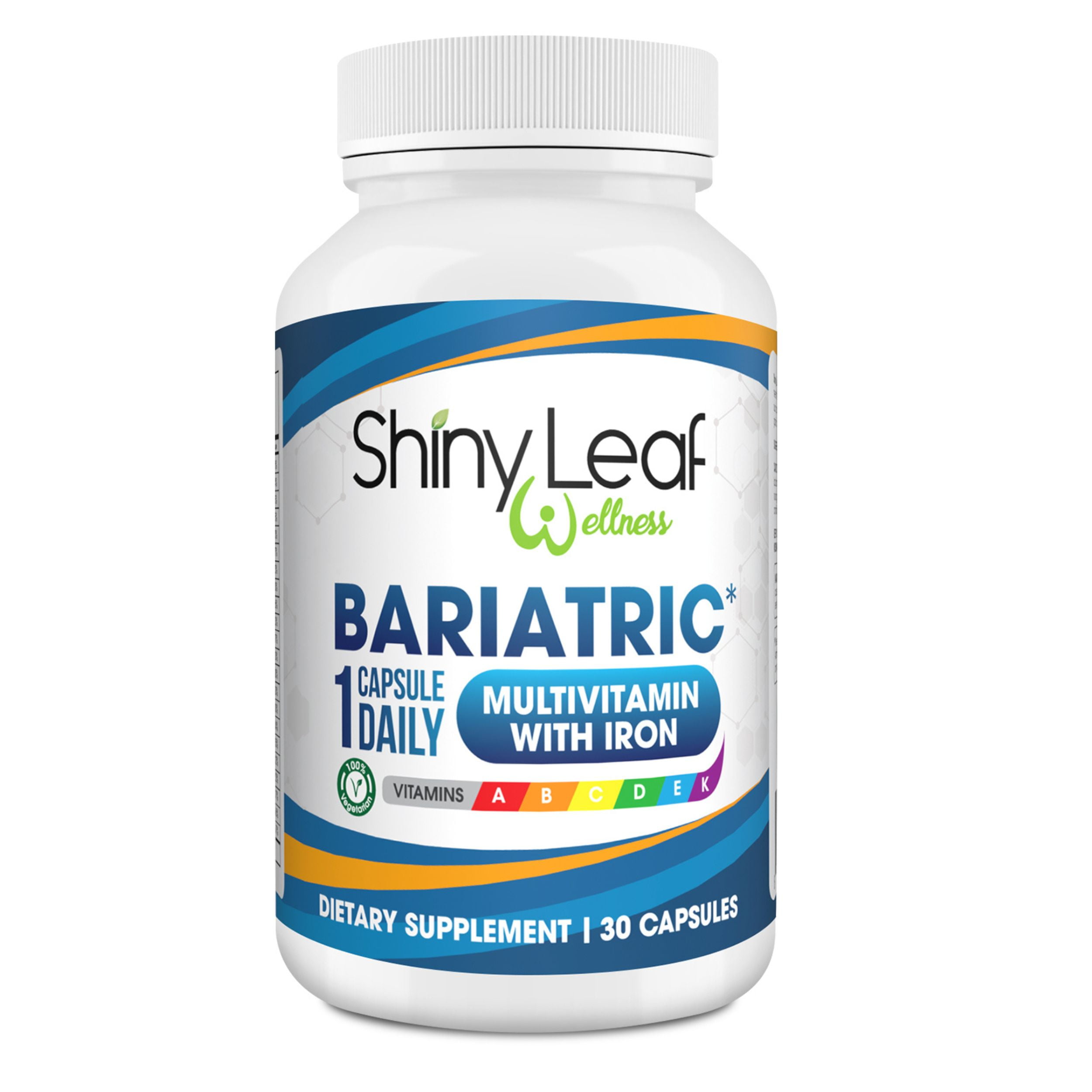 Shiny Leaf Bariatric Multivitamin with Iron 90 ct.– once-a-Day Capsule ...