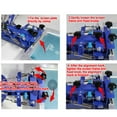 INTBUYING 4 Color 2 Station Screen Printing Press Dedsktop Micro ...