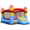 Gymax Inflatable Bounce House Castle Jumper Moonwalk Playhouse Slide ...