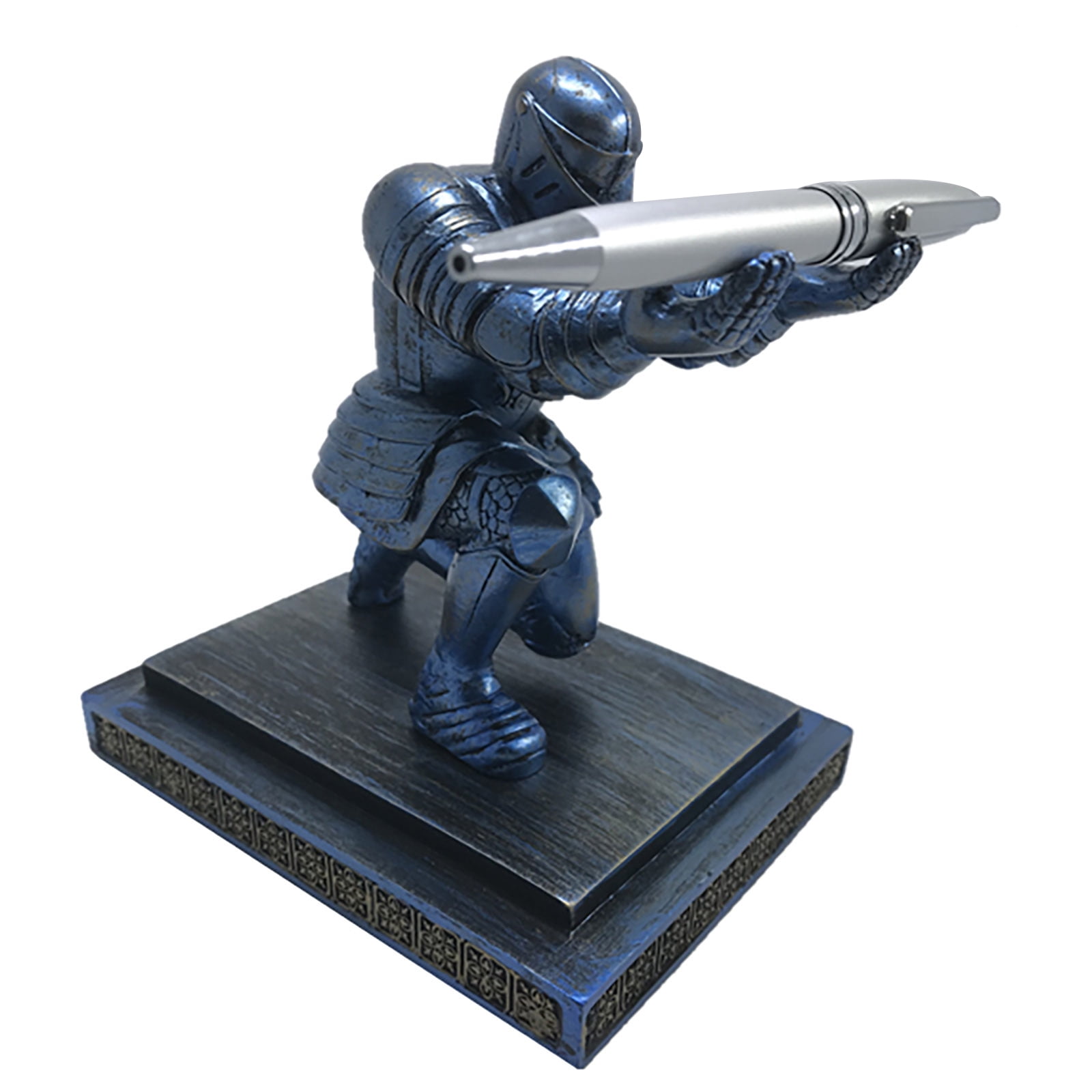 ViiTech Executive Bowing Knight Pen Holder Multi-Purposes Multi ...