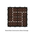 Pure Garden 6-Pack Square Interlocking Weather-Resistant Deck Tiles ...