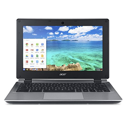 Acer Black 11.6" C730 Chromebook PC with Intel Celeron N2840 Processor ...