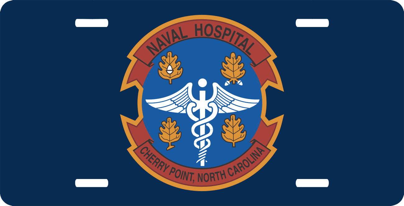 Cherry Point Naval Hospital License Plate - Walmart.com