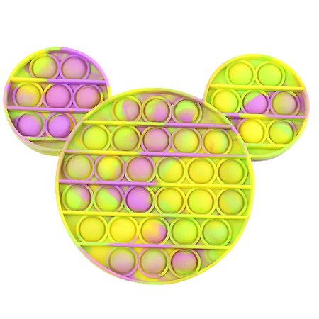 Minnie Mickey Mouse Push Fidget Toys Bubble Sensory Antistress Silicone ...