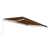 ALEKO 12'x10' Retractable Awning Fabric Replacement, Brown Color ...