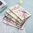 2pcs Wooden 2-Ring Loose Leaf Binder Postcard Phote Album Cover Flower ...