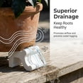 3-Pack Plant Pot Feet Risers - Elevated Flower Pot Stand for Drainage ...