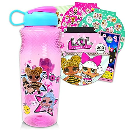 Surprise! LOL Dolls Water Bottle for Kids, Girls Bundle - 30oz LOL ...