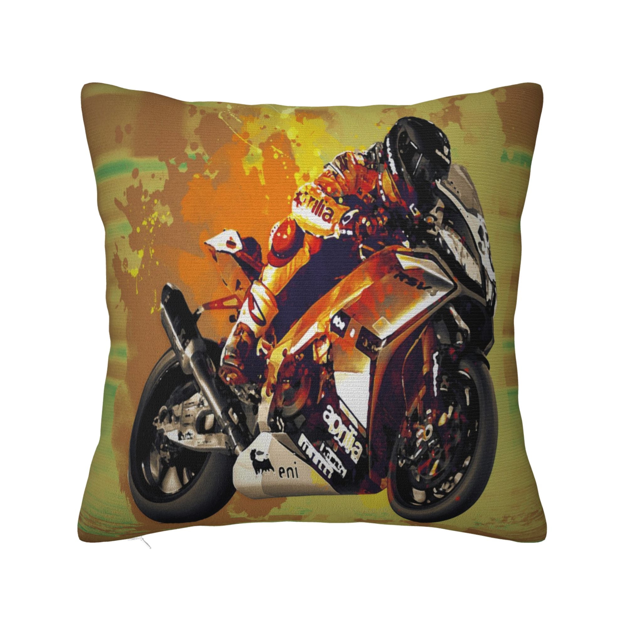 ZICANCN Motorcycles Race Helmet Decorative Throw Pillow Covers , Couch ...
