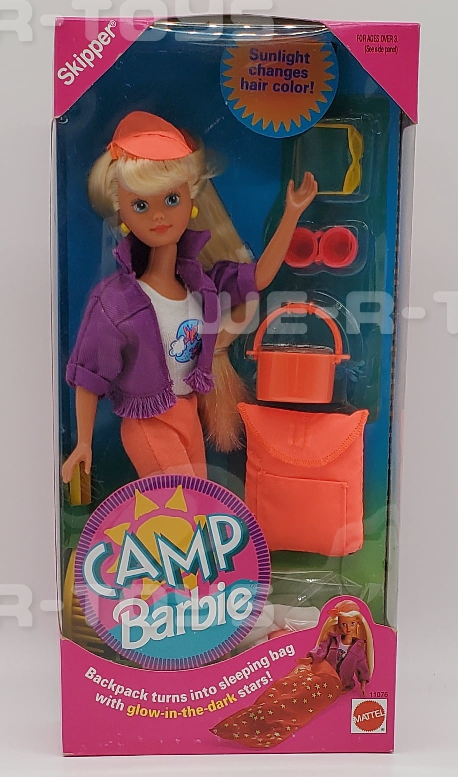 Barbie Camp Skipper Doll Mattel 1993 No. 11076 NRFB - Walmart.com