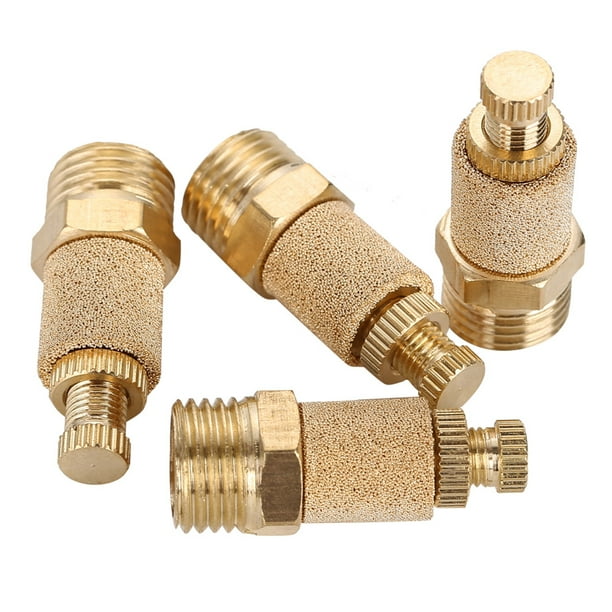 Pneumatic Muffler Silencer,Male Thread Brass Air Pneumatic Silencer ...