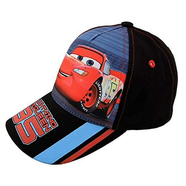 Disney Pixar Boys’ Cars Lightning McQueen Hat - Piston Cup Baseball Cap ...