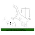 New Genuine Nissan Fuel Door Bumper Rubber OE 0165800322 - Walmart.com