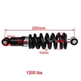 250mm 9.84" Rear Shock Absorber Suspension 1200LBS for Dirt Pit Mini ...