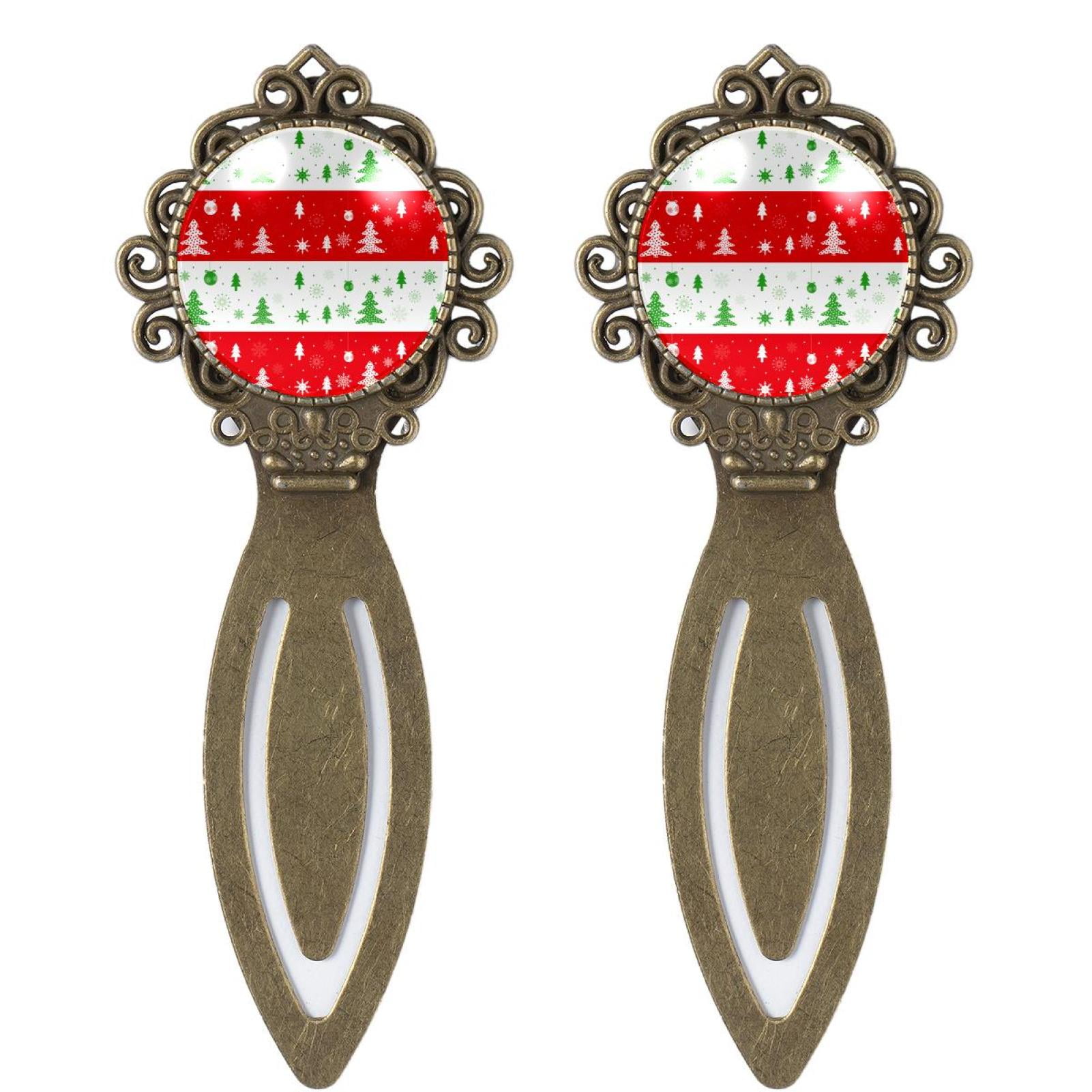 Bookmark Gift Box Set Vintage Bookmarks Page Holder with Crystal Glass ...