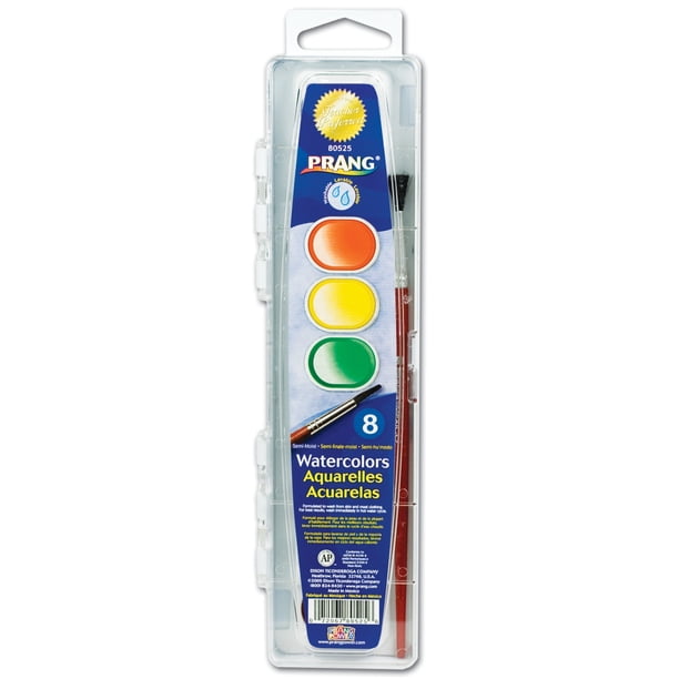 Prang 3.62 oz Multi-color Matte Watercolor Art Paint (9 Pieces ...