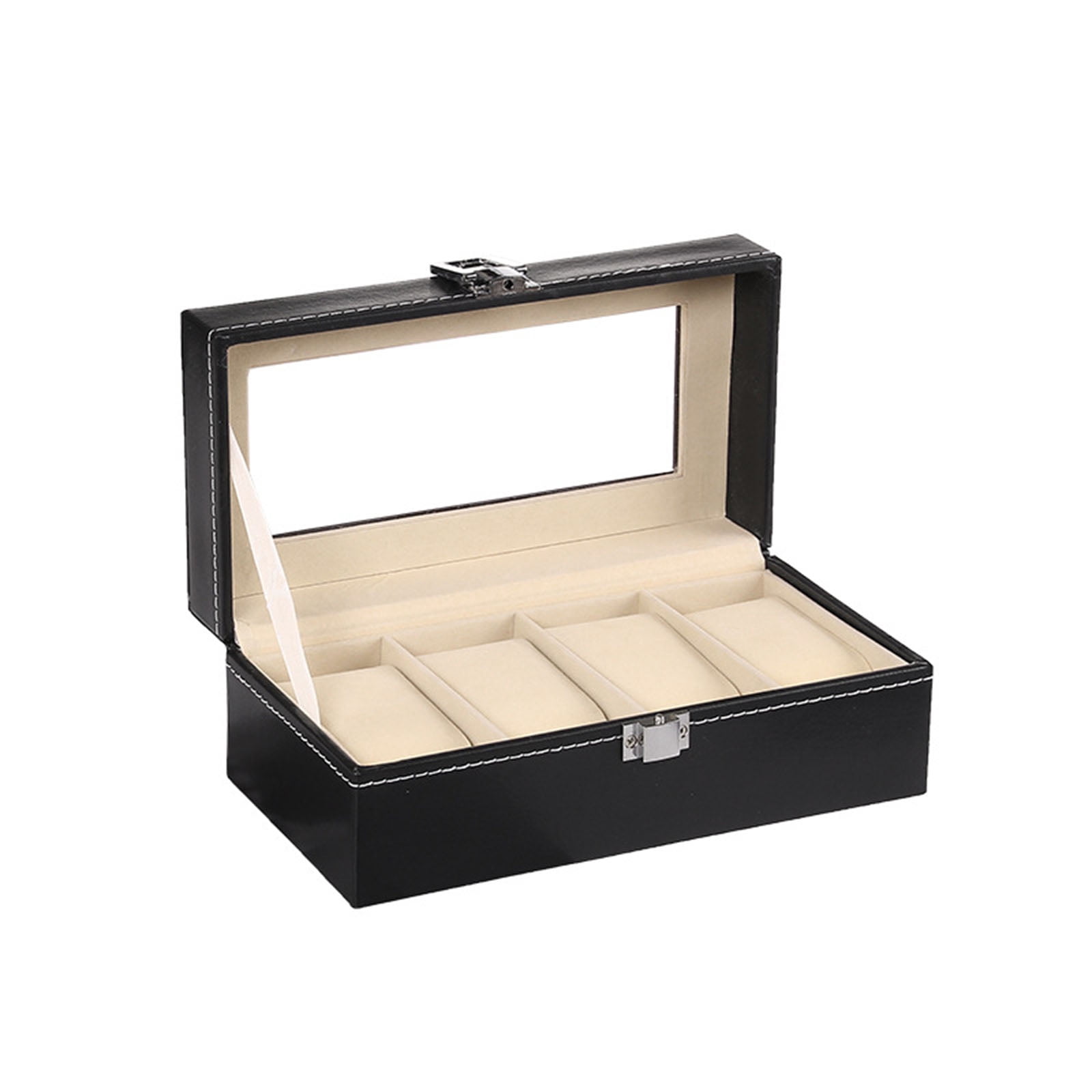 Watch Box Watch for Case Display Organizer PU Leather Watch Organizer ...