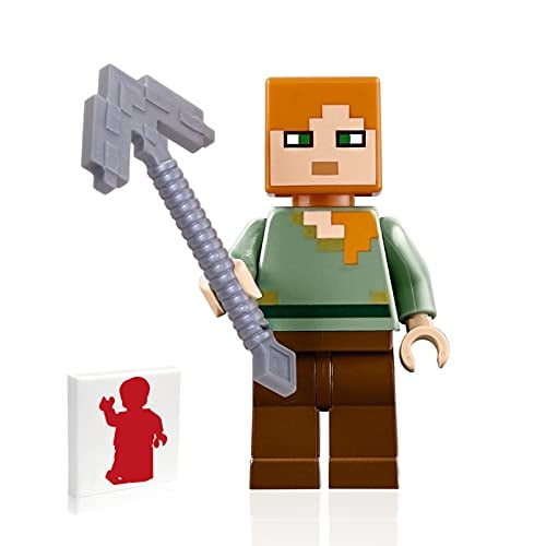 Minifigura LEGO Minecraft Alex con piqueta de hierro LEGO LEGO ...