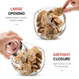PANDORA Cookie Jar (2 Pack) 75.Â½ Ounce Glass Jar With Plastic Air ...