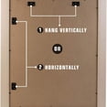16x20 Photo Frame with 11x14 Ivory Picture Mat and Real Glass - 1.8 ...