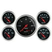 Autometer 1450 Designer Black Gauge Kit 5 Pc. 3-3/8" & 2-1/16" Gps ...