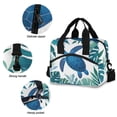 ALAZA Turtle Palm Leaves Insulated Lunch Box Large Reusable Cooler Bag ...