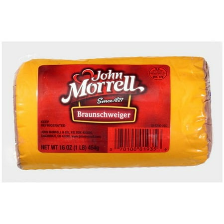 John Morrell Braunschweiger, 16 oz - Walmart.com